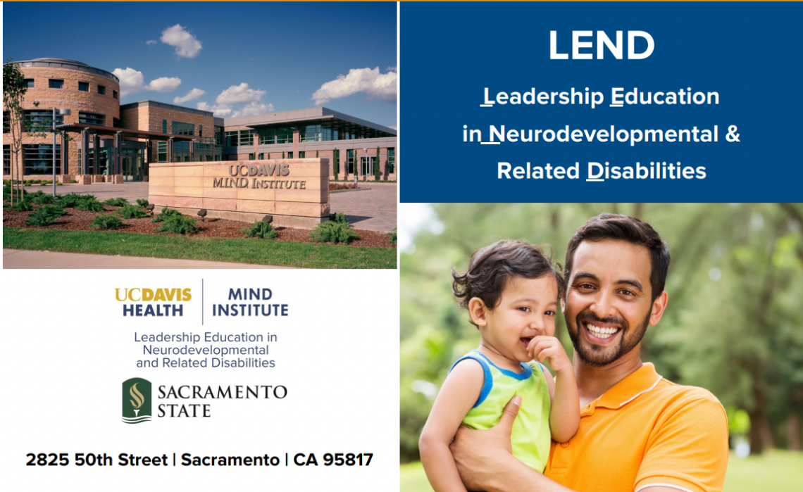 UC Davis MIND Institute is Recruiting for LEND Training Program Through ...