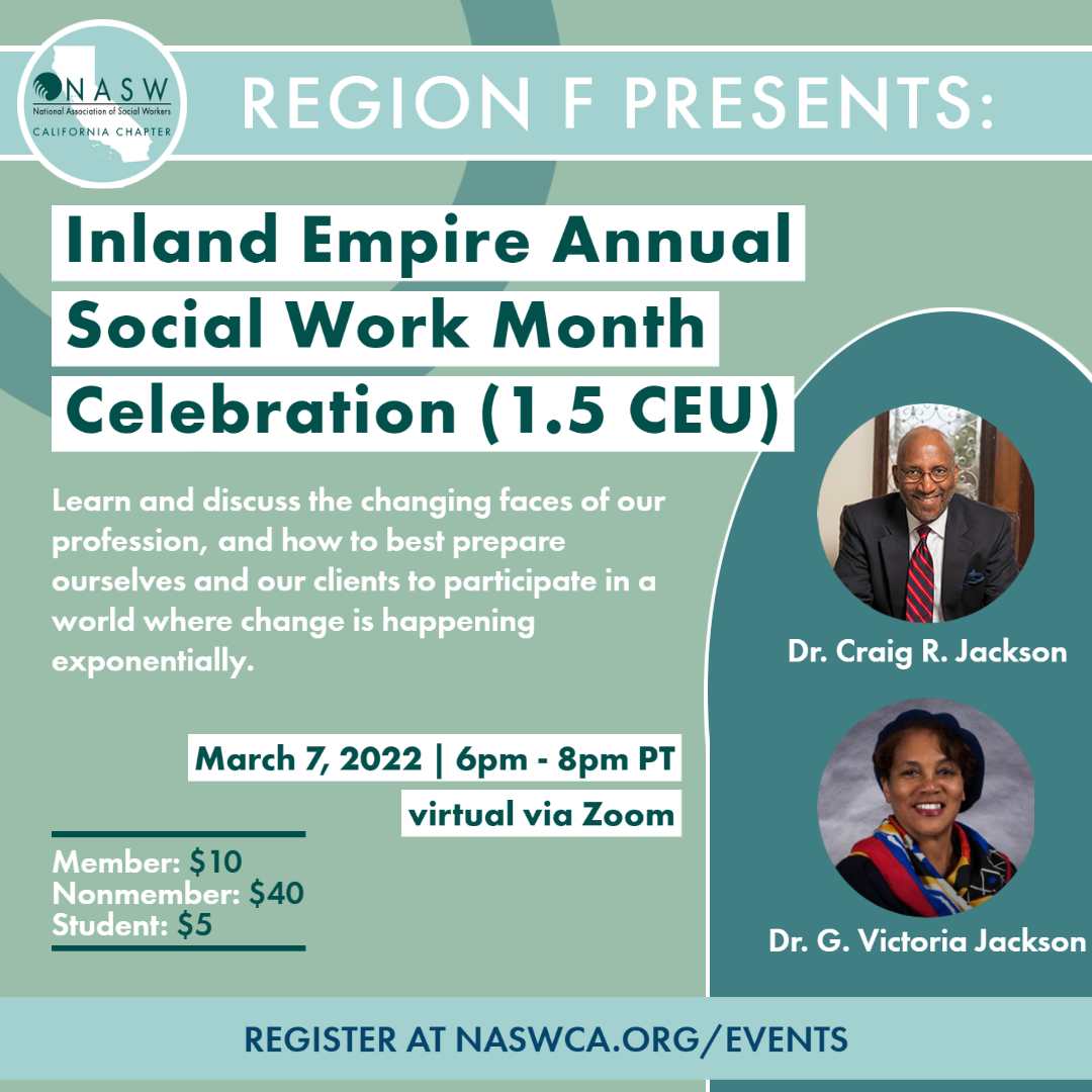 March is Social Work Month. Let's Celebrate · NASWCANEWS.ORG