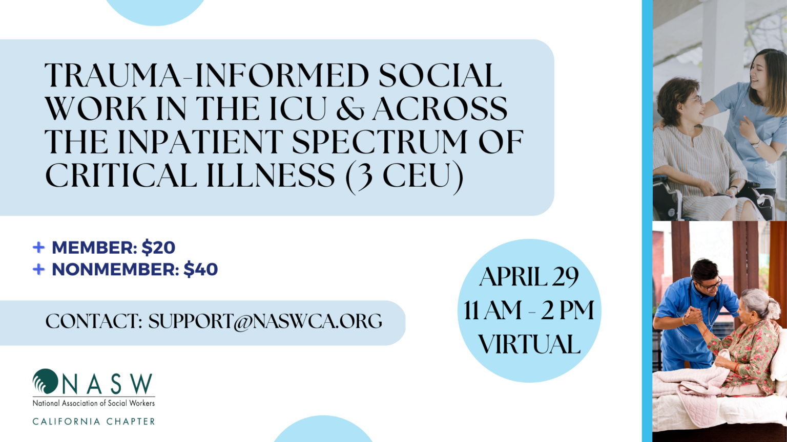 Trauma-Informed Social Work in the ICU & Across the Inpatient Spectrum ...