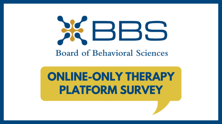 BBS Online-Only Therapy Platform Survey · NASWCANEWS.ORG