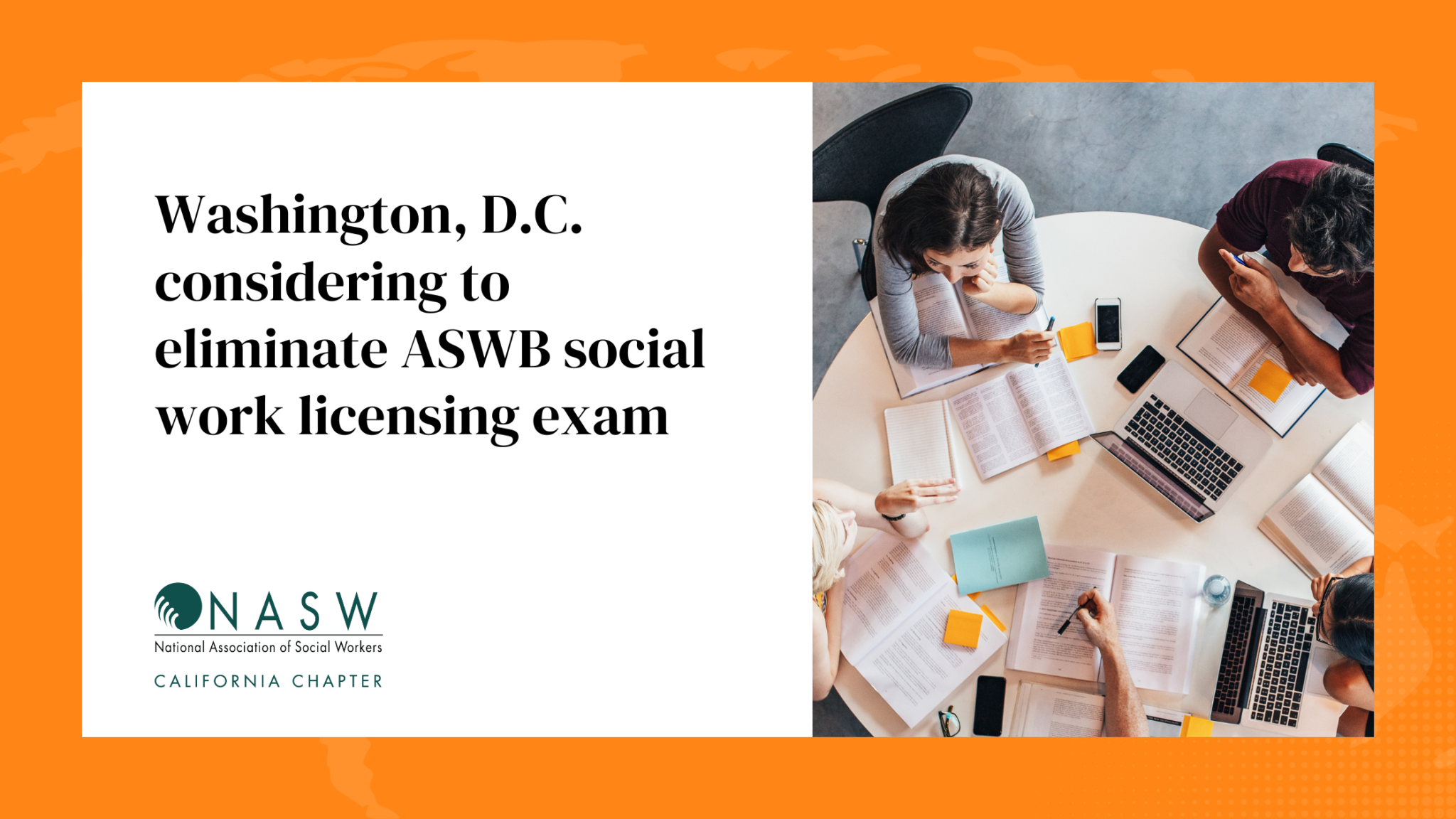 NASW-CA Supports Eliminating the ASWB Social Work Licensing Exam ...
